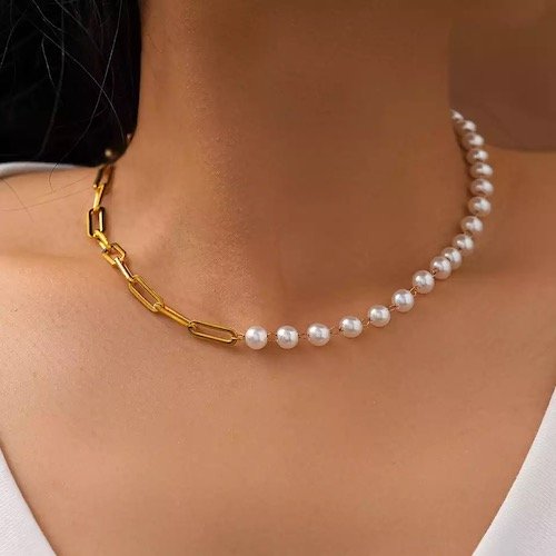 Collier perles original - DES BIJOUX FANTAISIE