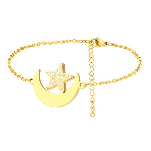 Bracelet lune étoile - DES BIJOUX FANTAISIE