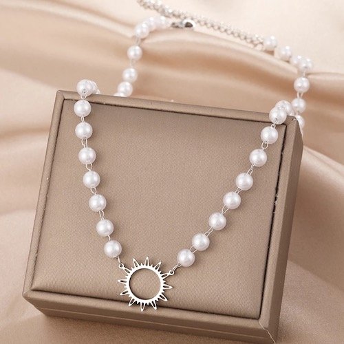 Collier soleil original - DES BIJOUX FANTAISIE